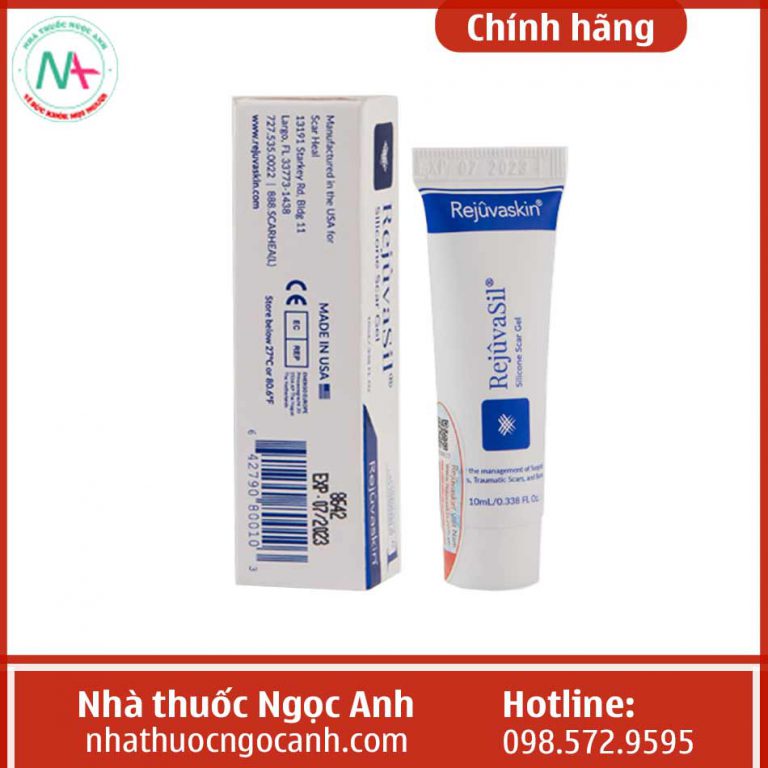 Kem trị sẹo Rejuvasil Silicone Scar Gel 10ml giá bao nhiêu, mua ở đâu