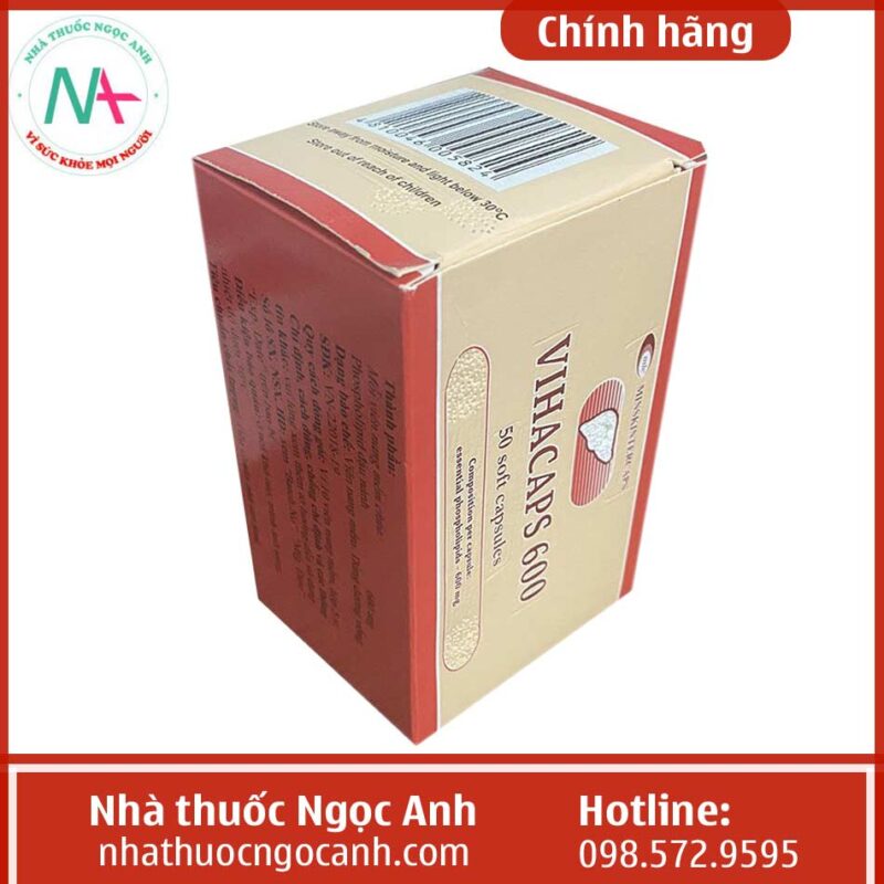 Thuốc Vihacaps 600 là thuốc gì, có tác dụng gì, mua ở đâu, giá bao nhiêu?