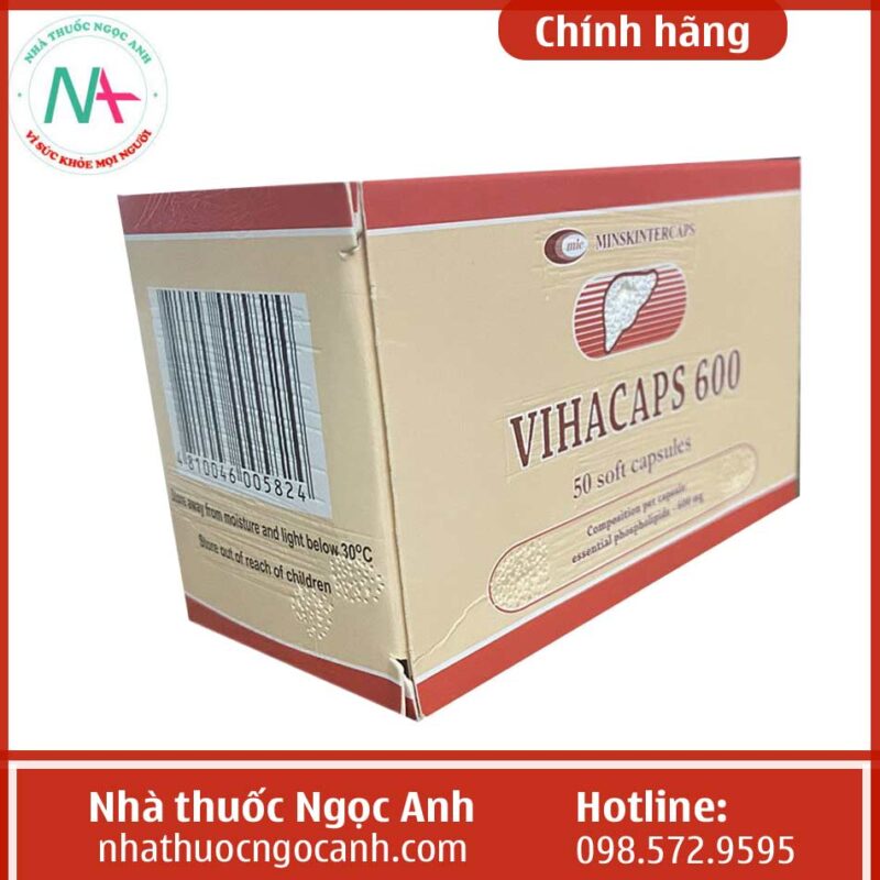 Thuốc Vihacaps 600 là thuốc gì, có tác dụng gì, mua ở đâu, giá bao nhiêu?