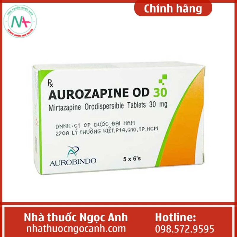 Thuốc Aurozapine OD 30mg là thuốc gì? Giá bao nhiêu, có tác dụng gì?