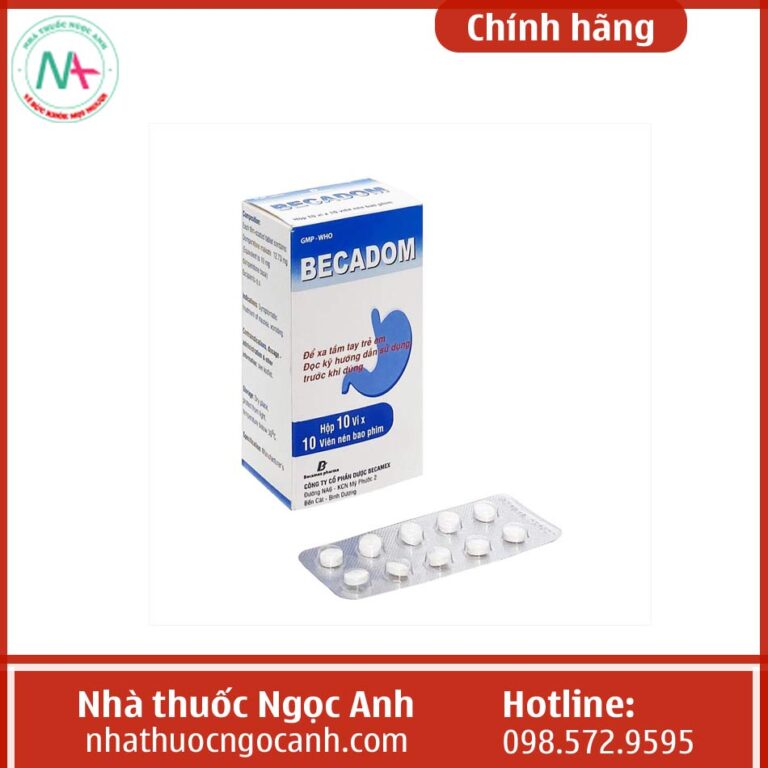 Thuốc Becadom giảm các triệu chứng buồn nôn, nôn, ợ hơi, khó tiêu