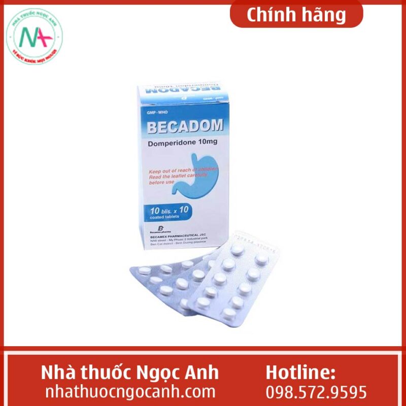Thuốc Becadom giảm các triệu chứng buồn nôn, nôn, ợ hơi, khó tiêu