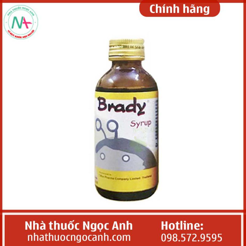 Thuốc Brady Syrup có phải kháng sinh không, giá bao nhiêu, mua ở đâu
