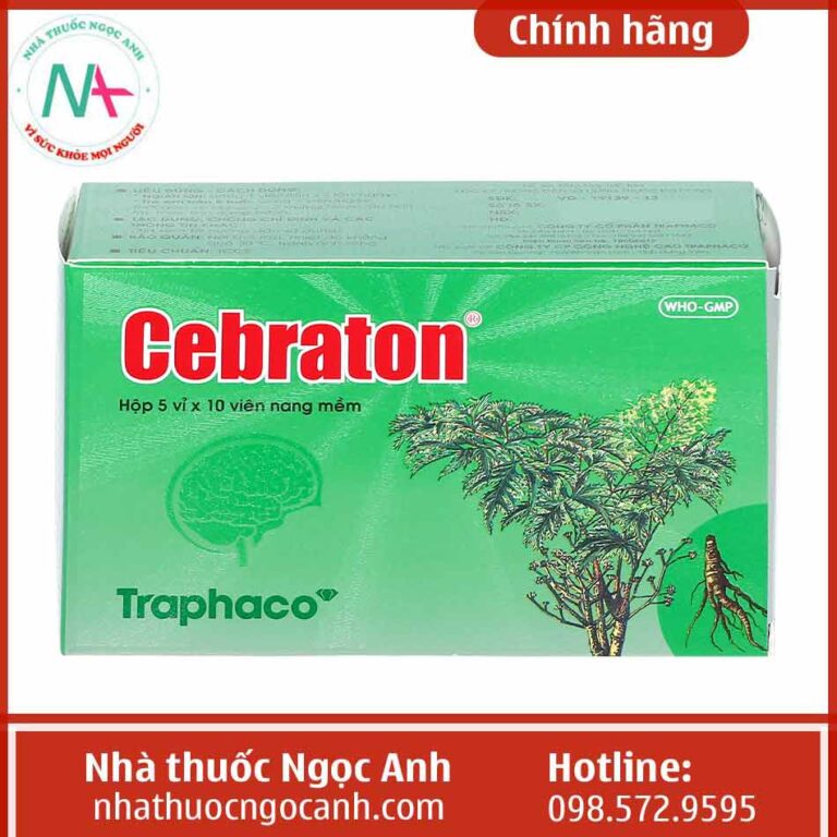 Thuốc Cebraton uống trước hay sau ăn, giá bao nhiêu, mua ở đâu