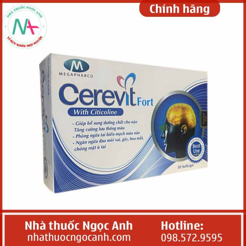 [CHÍNH HÃNG] Cerevit Fort là gì? Công dụng, cách dùng, giá bán?