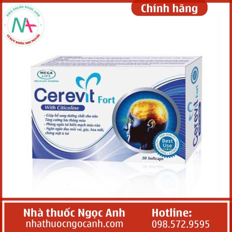 [CHÍNH HÃNG] Cerevit Fort là gì? Công dụng, cách dùng, giá bán?