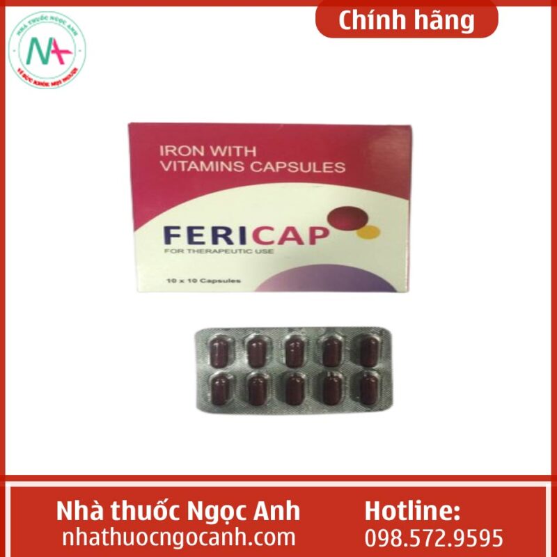 Thuốc Fericap là thuốc gì, có tác dụng gì, giá bao nhiêu, mua ở đâu