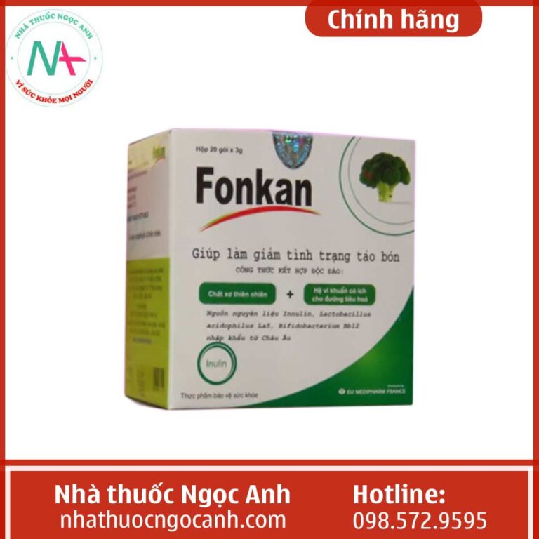 Thuốc Fonkan là thuốc gì, có tác dụng gì, giá bao nhiêu, mua ở đâu