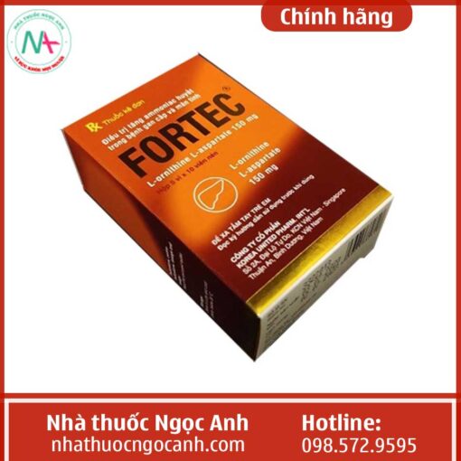 Thuốc Fortec 150mg là thuốc gì, công dụng, giá bao nhiêu, mua ở đâu