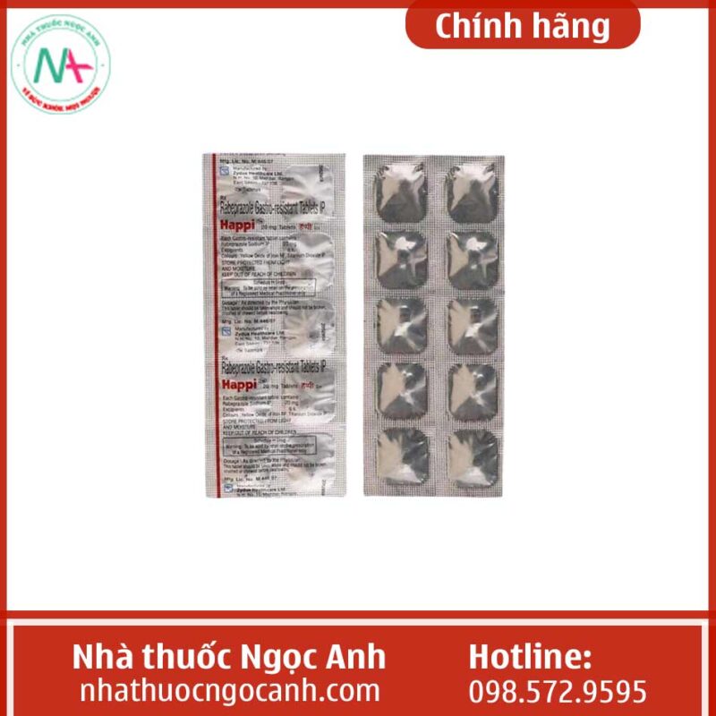 Thuốc Happi 20 mg là thuốc gì, tác dụng gì, giá bao nhiêu, mua ở đâu?