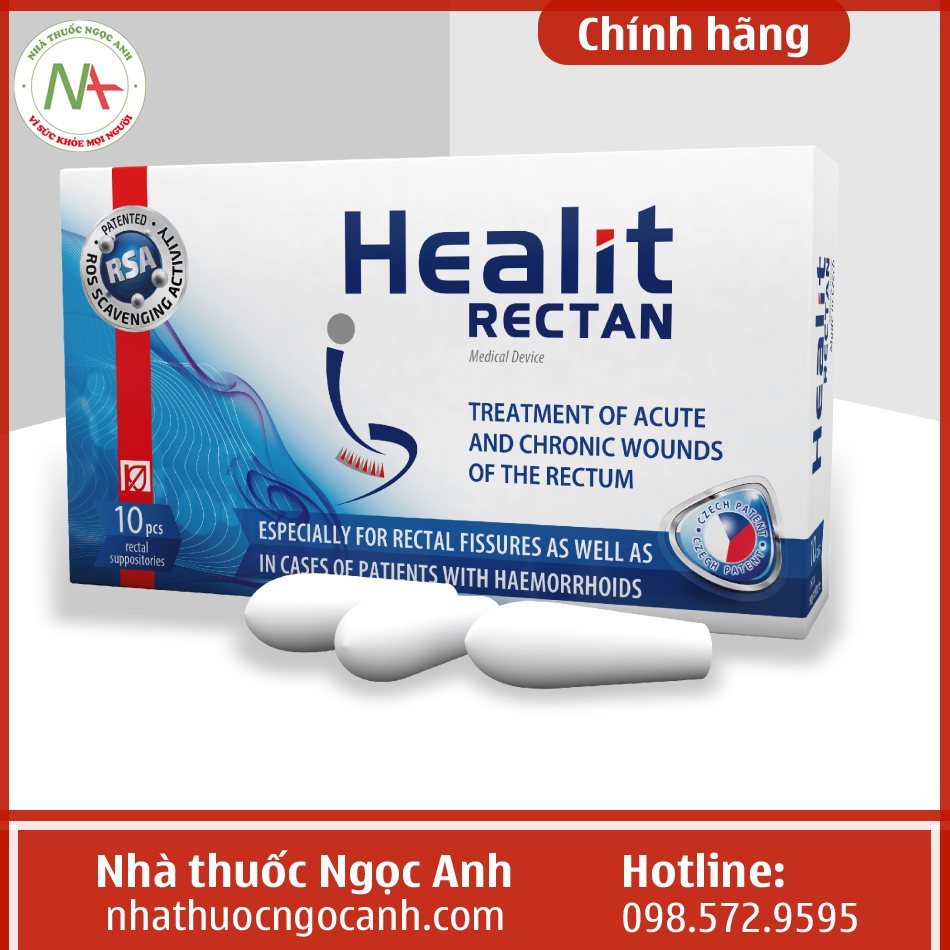 Thuốc Healit Rectan là thuốc gì? Giá bao nhiêu? Mua ở đâu?