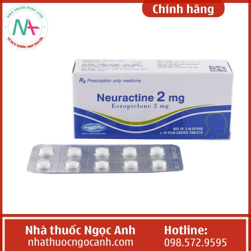 Thuốc Neuractine 2mg là thuốc gì, giá bao nhiêu, mua ở đâu?