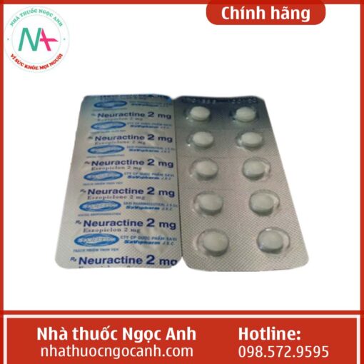 Thuốc Neuractine 2mg là thuốc gì, giá bao nhiêu, mua ở đâu?