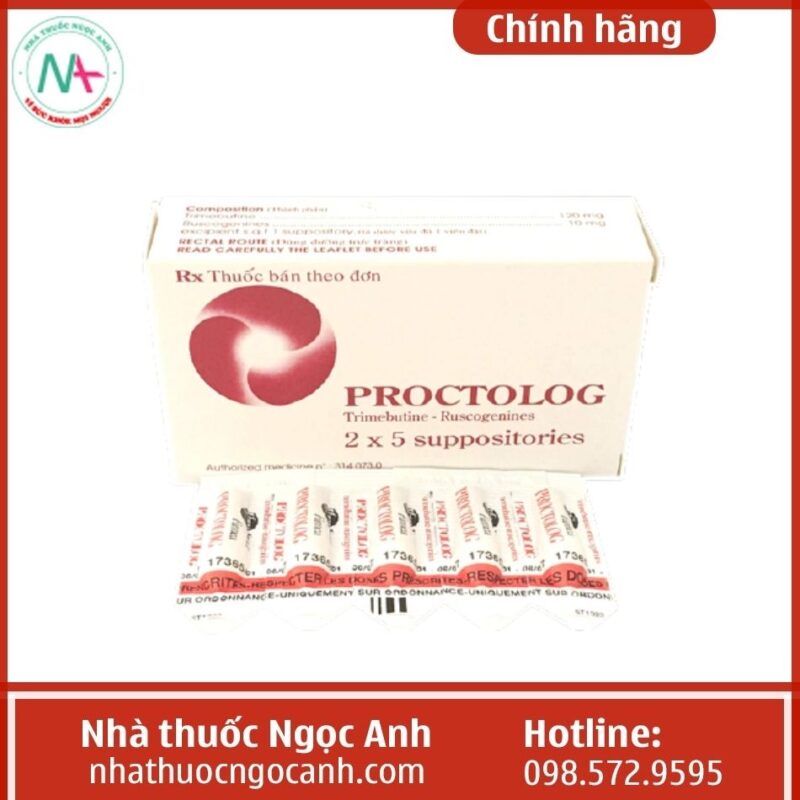 Proctolog là thuốc gì? Thành phần, công dụng và hướng dẫn sử dụng