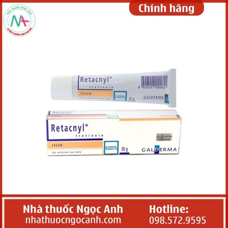 Thuốc Retacnyl 0,05% là thuốc gì, có tác dụng gì, giá bao nhiêu, mua ở đâu