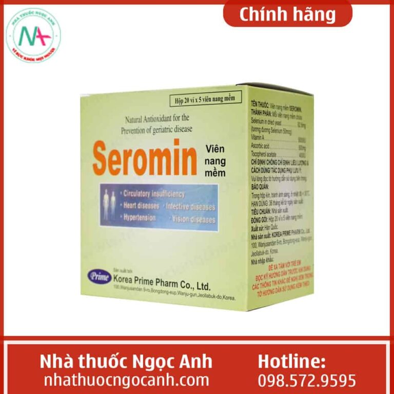 Thuốc Seromin là thuốc gì, có tác dụng gì, giá bao nhiêu, mua ở đâu