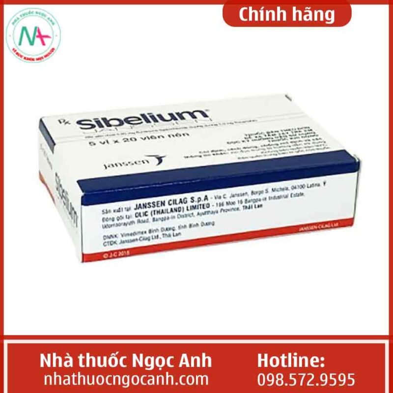 Thuốc Sibelium 5mg là thuốc gì, cách dùng, giá bao nhiêu, mua ở đâu