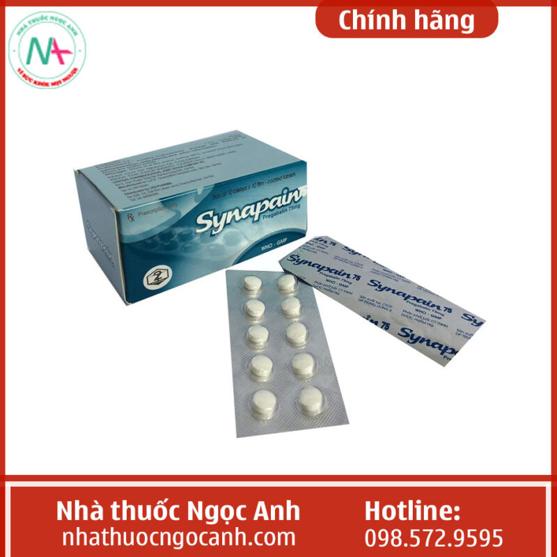 Thuốc Synapain 75 là thuốc gì, có tác dụng gì, giá bao nhiêu, mua ở đâu?