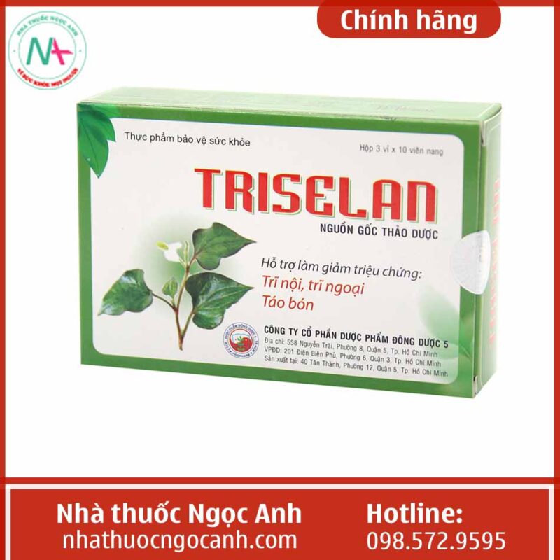 Thuốc Triselan là thuốc gì, có tác dụng gì, giá bao nhiêu, mua ở đâu