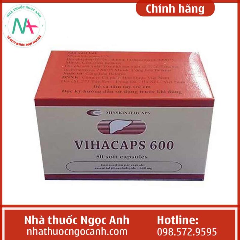 Thuốc Vihacaps 600 là thuốc gì, có tác dụng gì, mua ở đâu, giá bao nhiêu?