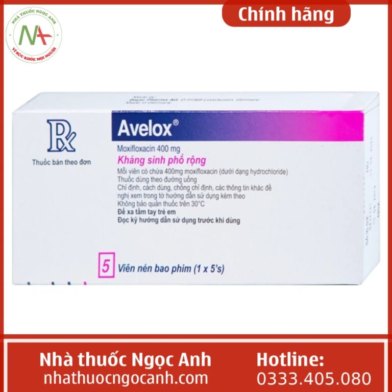 Thuốc Avelox 400mg là thuốc gì, tác dụng gì, giá bao nhiêu, mua ở đâu