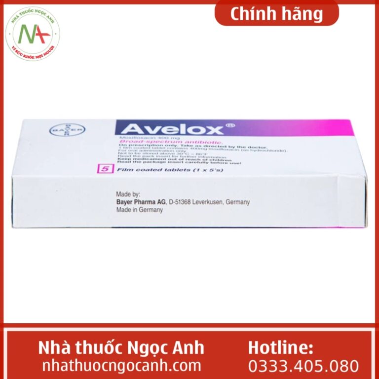 Thuốc Avelox 400mg là thuốc gì, tác dụng gì, giá bao nhiêu, mua ở đâu