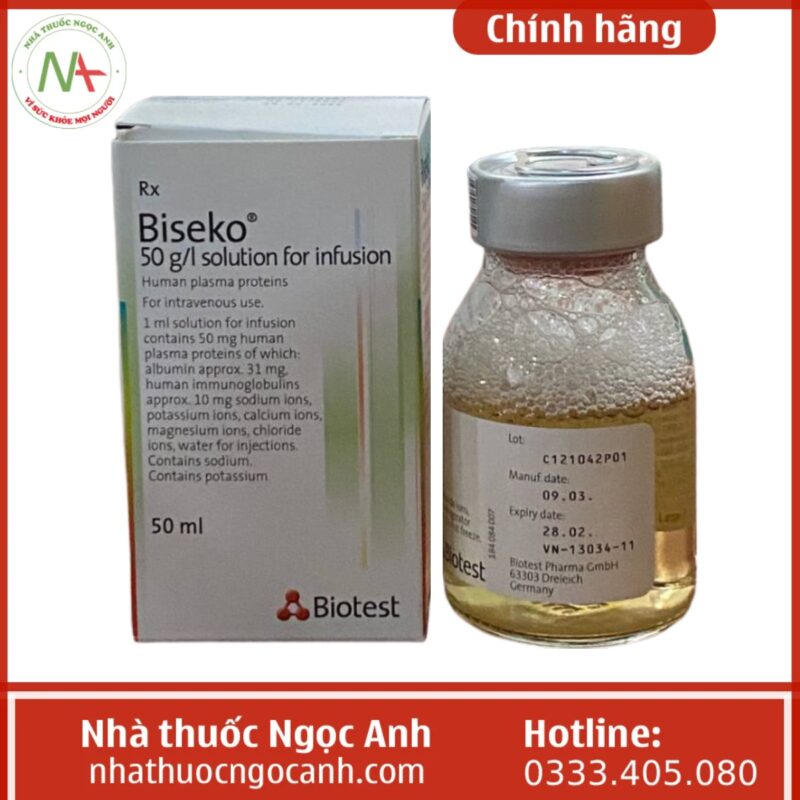 Thuốc Biseko 50 g/L chai 50ml chỉ định, giá bao nhiêu, mua ở đâu?