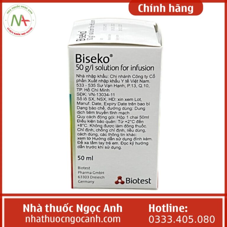 Thuốc Biseko 50 g/L chai 50ml chỉ định, giá bao nhiêu, mua ở đâu?