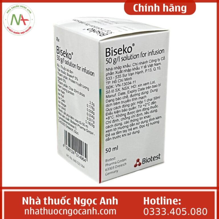 Thuốc Biseko 50 g/L chai 50ml chỉ định, giá bao nhiêu, mua ở đâu?