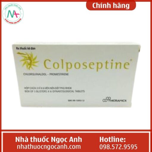 Thuốc đặt viêm lộ tuyến Colposeptin giá bao nhiêu, mua ở đâu?