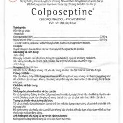 Thuốc đặt âm đạo Colposeptine là thuốc gì? Giá bao nhiêu? Mua ở đâu?