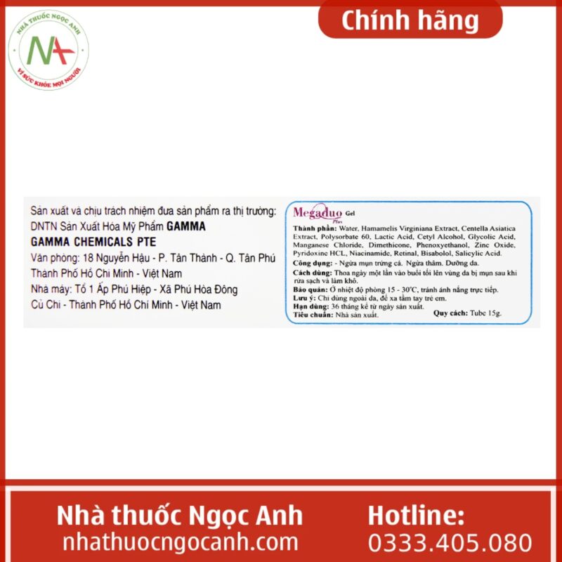 Thuốc Megaduo Plus Gel cách sử dụng, giá bao nhiêu, mua ở đâu
