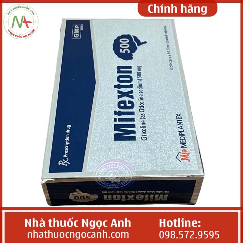Thuốc Mifexton 500 là thuốc gì, uống khi nào, giá bao nhiêu, mua ở đâu