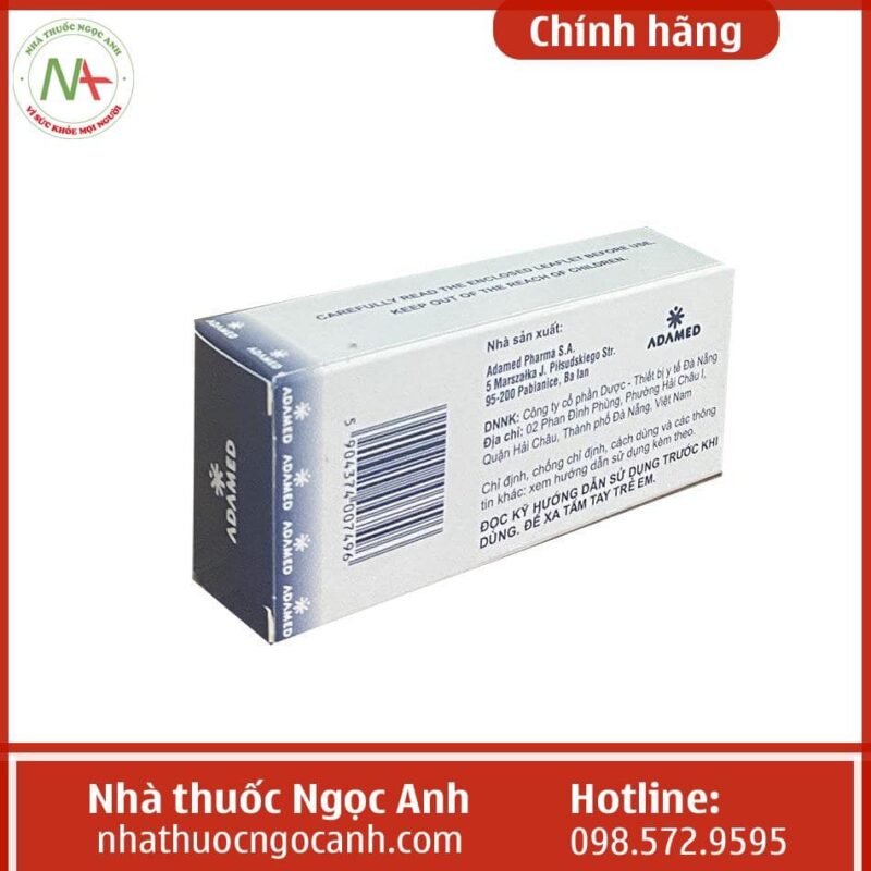 Thuốc Semirad Nicergoline 10mg là thuốc gì, giá bao nhiêu, mua ở đâu