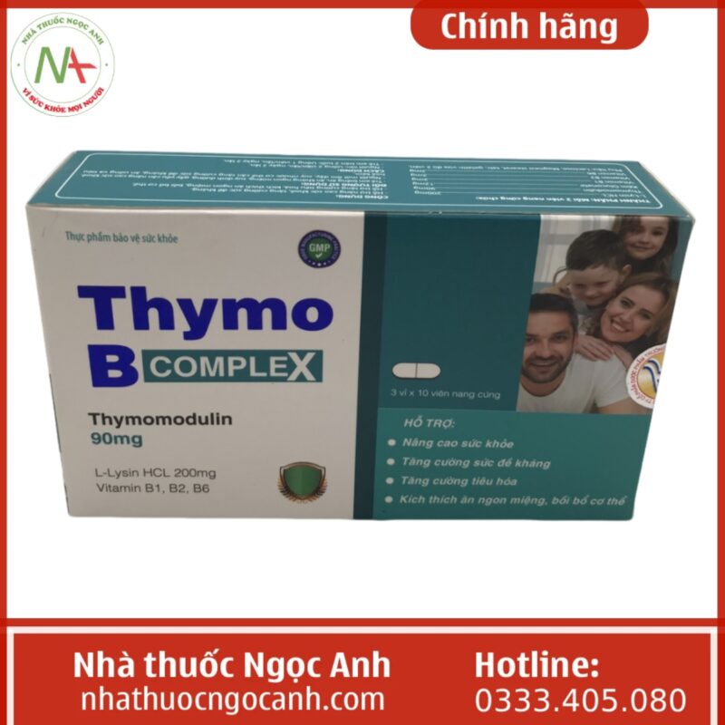 Thymo B Complex là thuốc gì, có tác dụng gì, mua ở đâu, giá bao nhiêu?