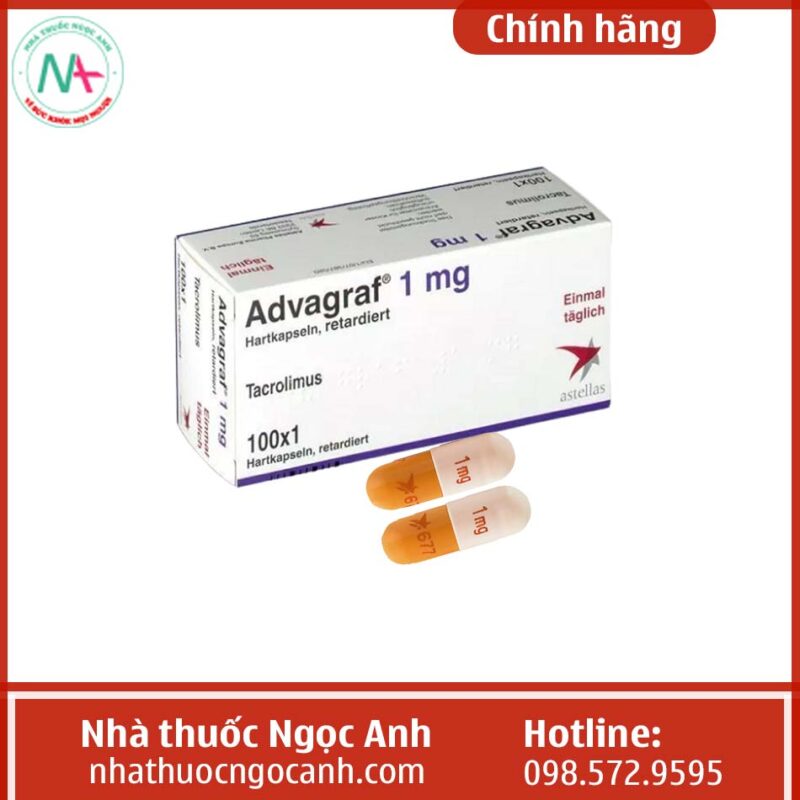 Thuốc Advagraf 1mg - phòng ngừa và điều trị thải ghép