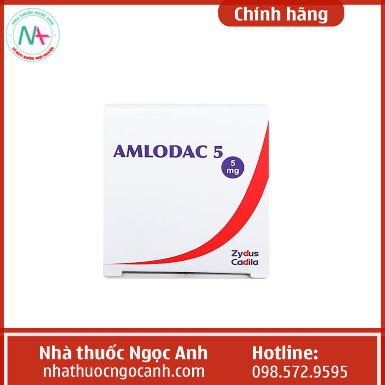 Thuốc Amlodac 5mg là thuốc gì, tác dụng phụ, giá bao nhiêu, mua ở đâu