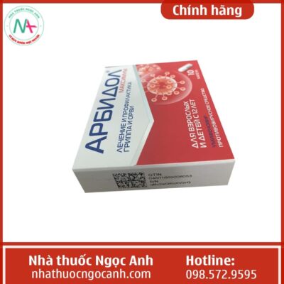 [CHÍNH HÃNG] Thuốc Arbidol 200mg trị Covid - 19 của Nga mua ở đâu?