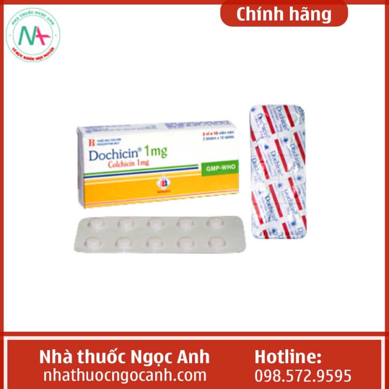 Thuốc Dochicin 1mg là thuốc gì, tác dụng gì, giá bao nhiêu, mua ở đâu