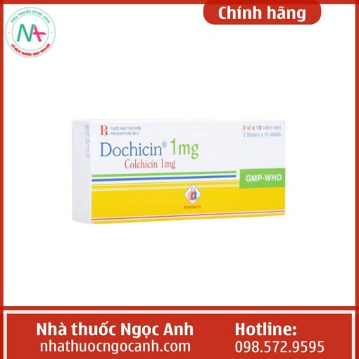 Thuốc Dochicin 1mg là thuốc gì, tác dụng gì, giá bao nhiêu, mua ở đâu
