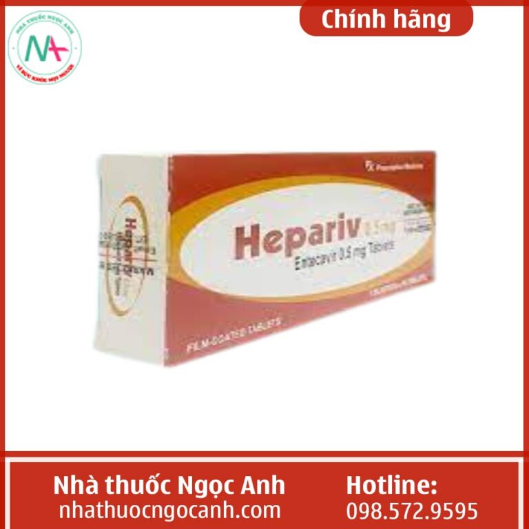 Thuốc Hepariv 0.5mg là thuốc gì, tác dụng gì, giá bao nhiêu, mua ở đâu?
