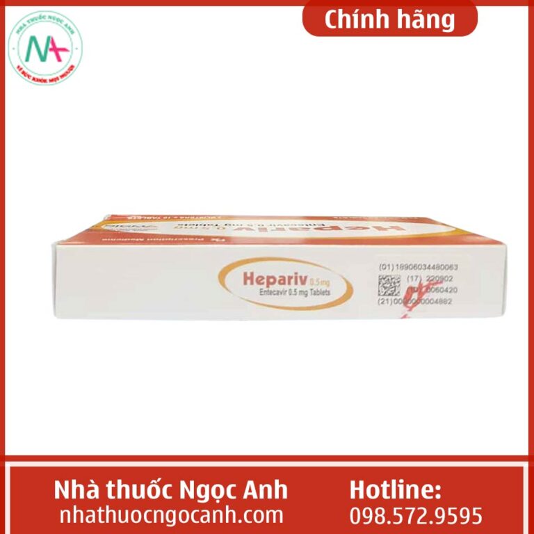 Thuốc Hepariv 0.5mg là thuốc gì, tác dụng gì, giá bao nhiêu, mua ở đâu?
