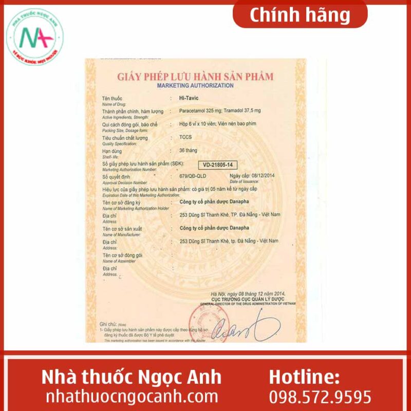 Thuốc Hi - tavic là thuốc gì, mua ở đâu, giá bao nhiêu, tác dụng gì?