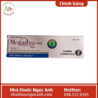 [CHÍNH HÃNG] Megaduo Plus Gel - đánh bay mụn trứng cá, mụn ẩn