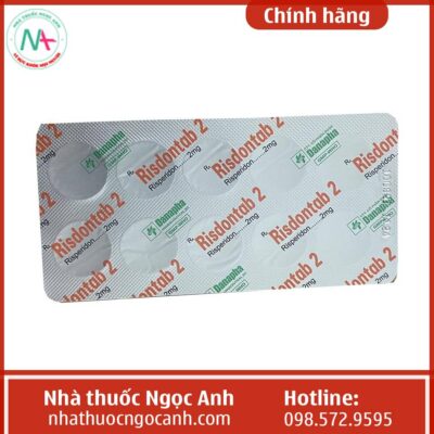 [CHÍNH HÃNG] Thuốc Risdontab 2: Công dụng? Liều dùng? Lưu ý?