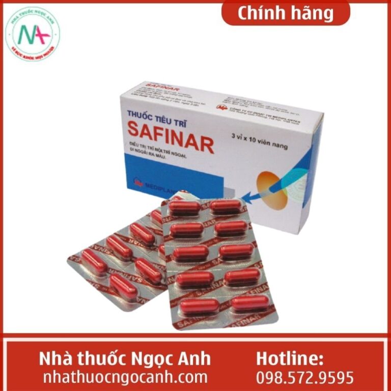 Thuốc Safinar là thuốc gì, có tác dụng gì, giá bao nhiêu, mua ở đâu?