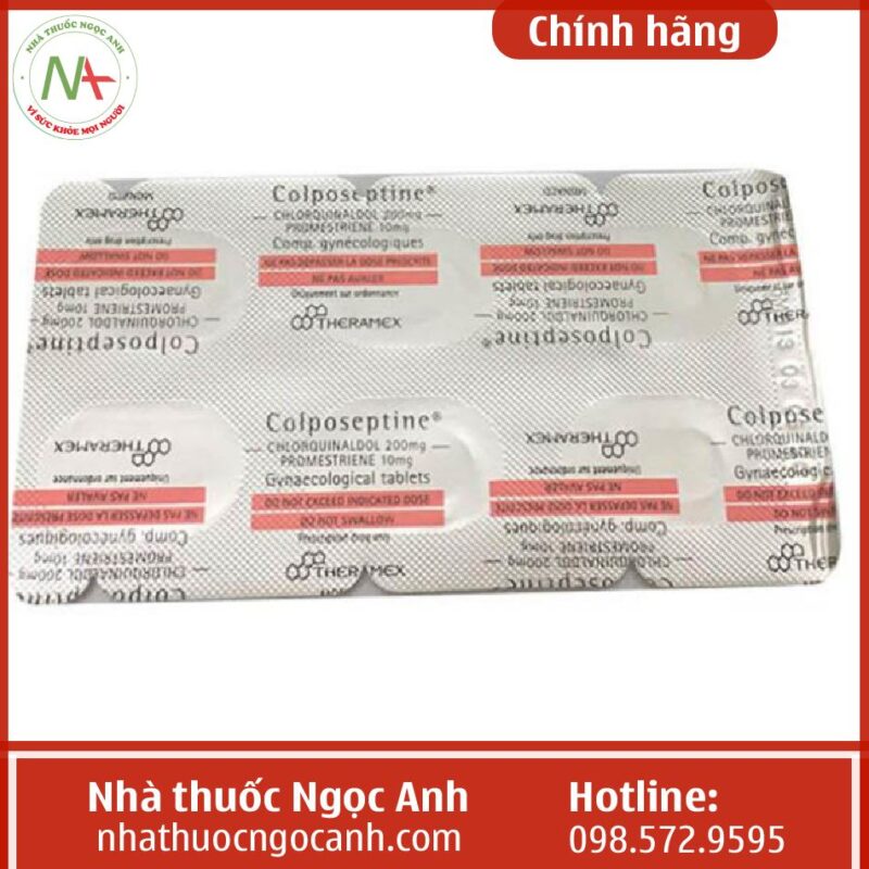 Thuốc đặt viêm lộ tuyến Colposeptin giá bao nhiêu, mua ở đâu?