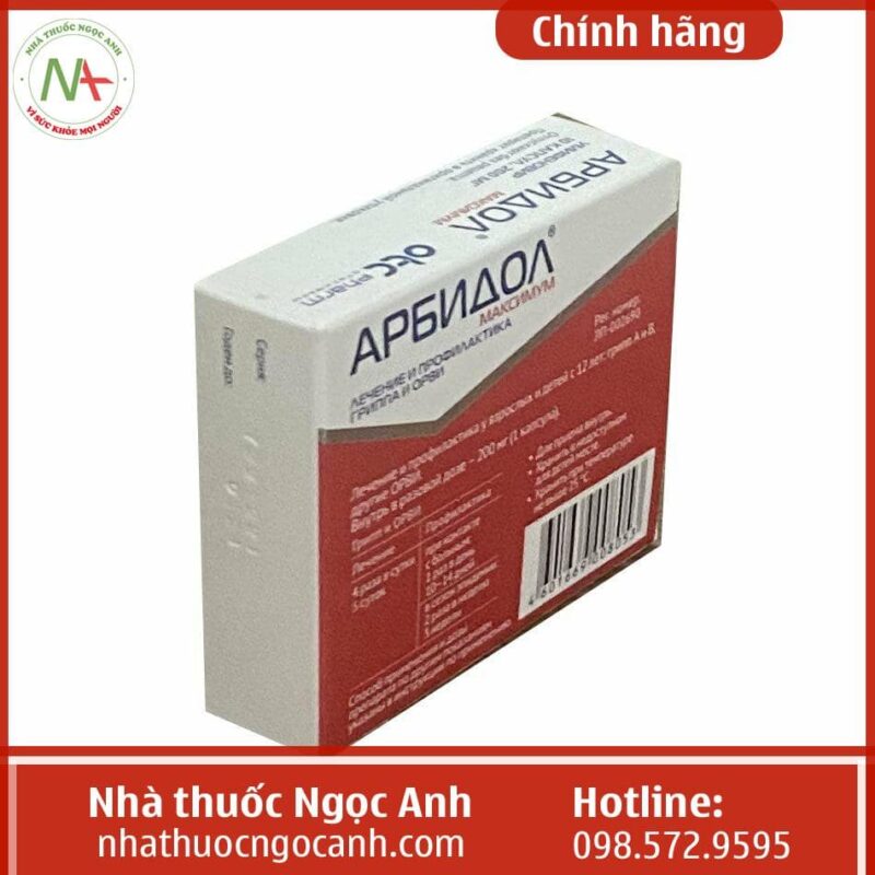 Thuốc Arbidol 200mg là thuốc gì, tác dụng gì, giá bao nhiêu, mua ở đâu?
