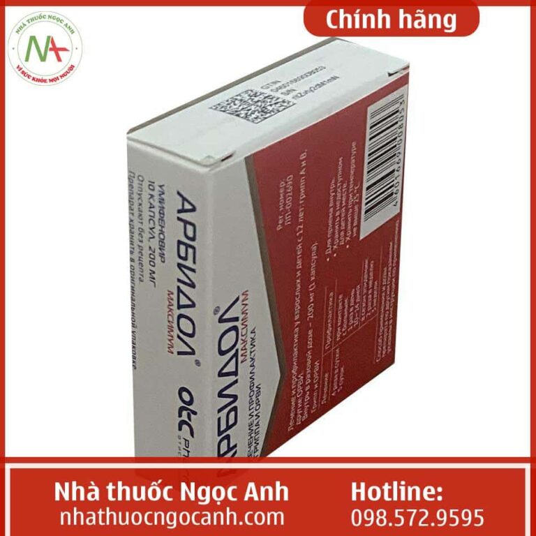 Thuốc Arbidol 200mg là thuốc gì, tác dụng gì, giá bao nhiêu, mua ở đâu?