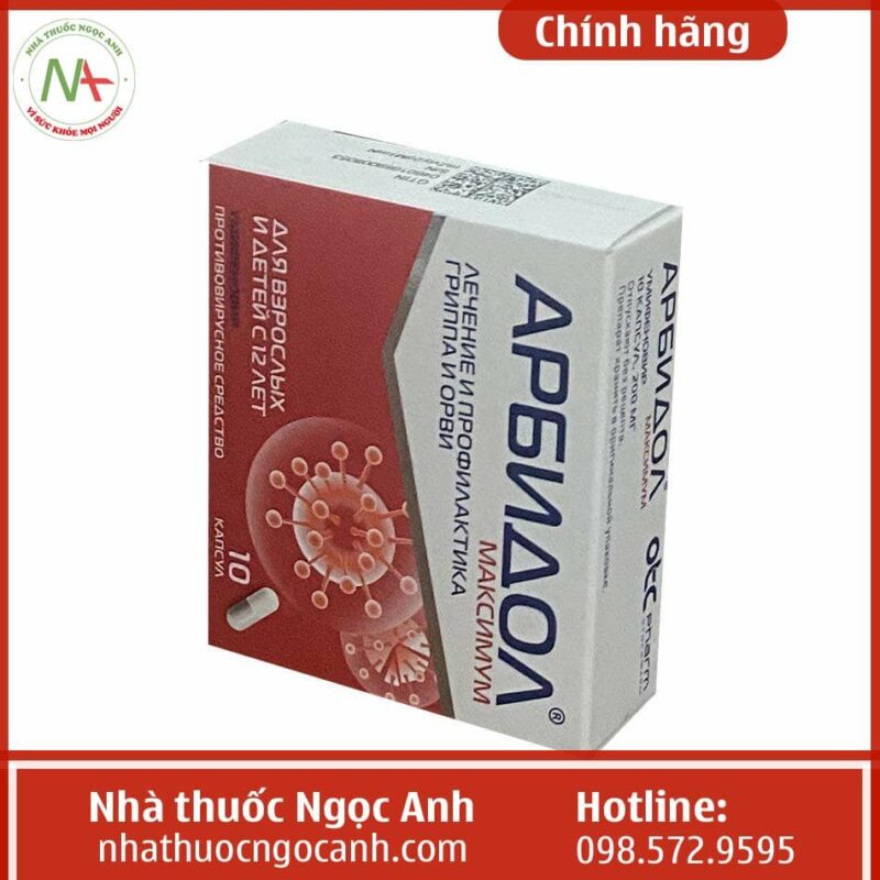 Thuốc Arbidol 200mg là thuốc gì, tác dụng gì, giá bao nhiêu, mua ở đâu?